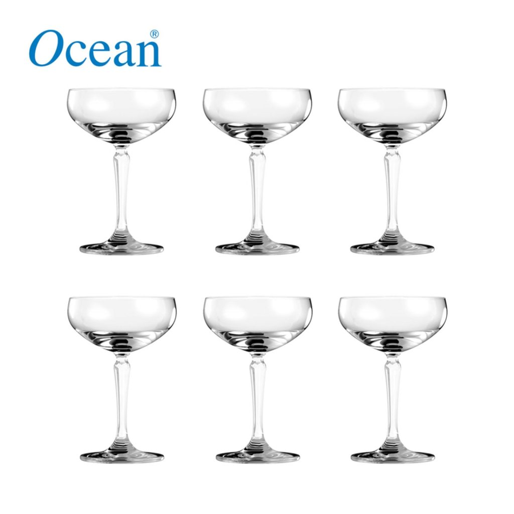 Ocean Glass Connexion Coupe 215 mL / 7 Oz Set of 6 - World Class Concepts Corp. (WCCC)