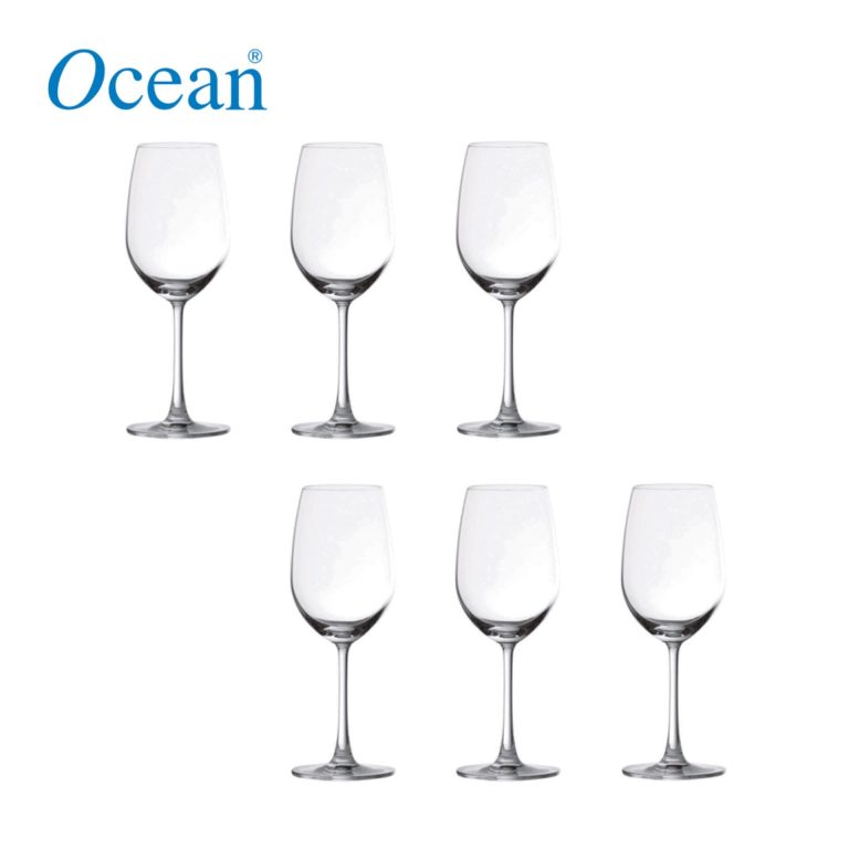 Ocean Glass Madison Red Wine 425 mL / 15 Oz. Set of 6 - World Class ...