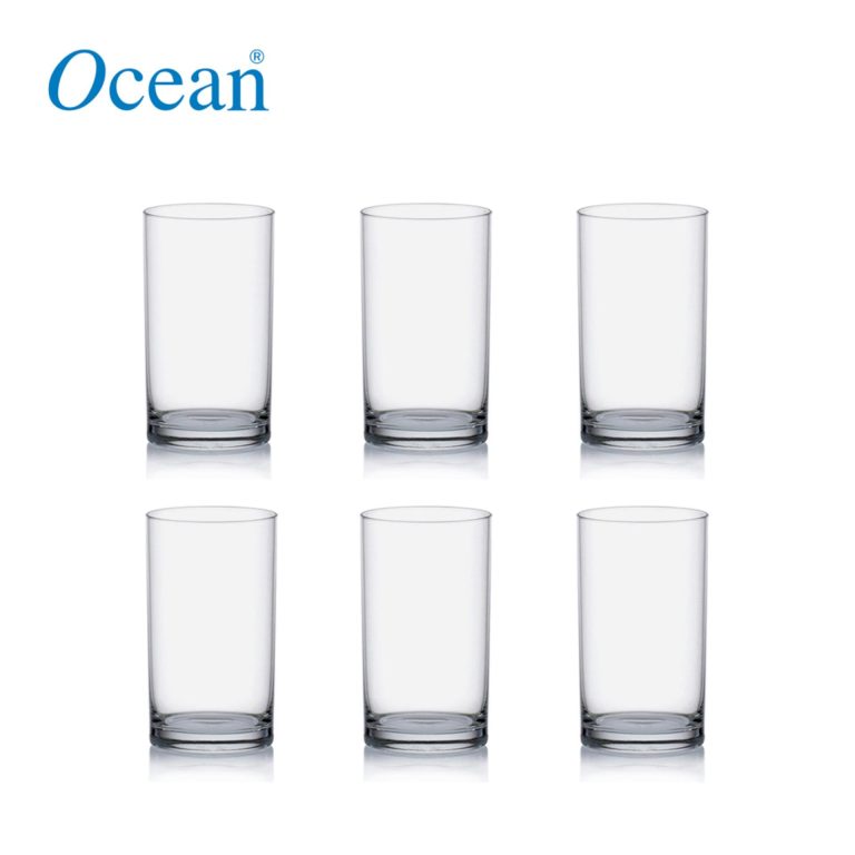 Ocean Glass Long Cool Tumbler 8 1/2 Oz (245ml) Set of 6 - World Class ...