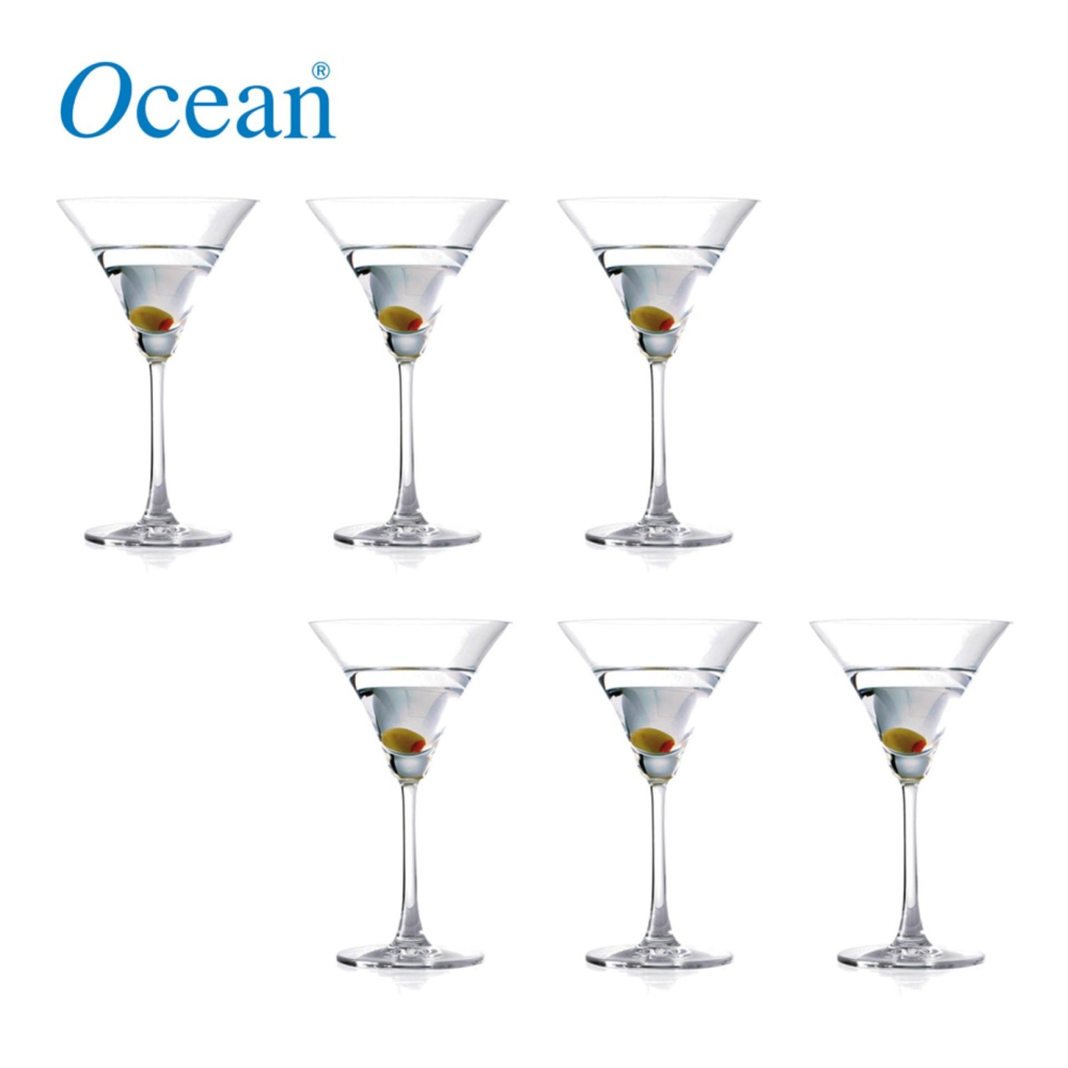 Ocean Glass Madison Cocktail 285 mL / 10 Oz. Set of 6 - World Class ...