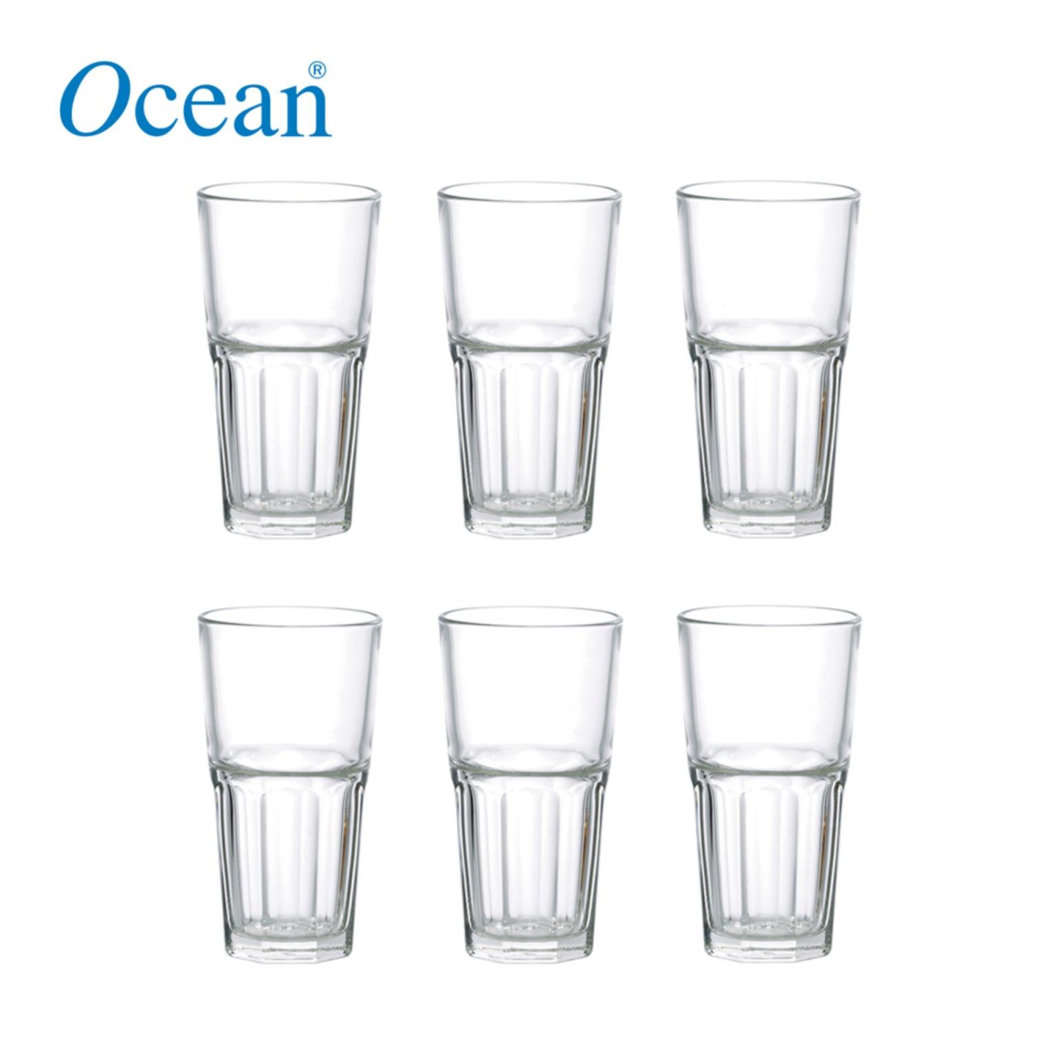 Ocean Glassware Centra Long Drink 495 ml / 16 oz Set of 6 - World Class ...