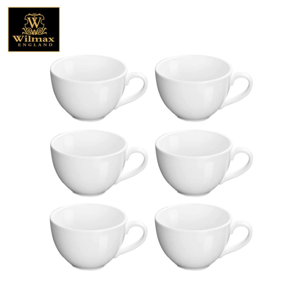 Wilmax Coffee Cup and Saucer 5 oz / 140 ml Set of 6 - World Class ...