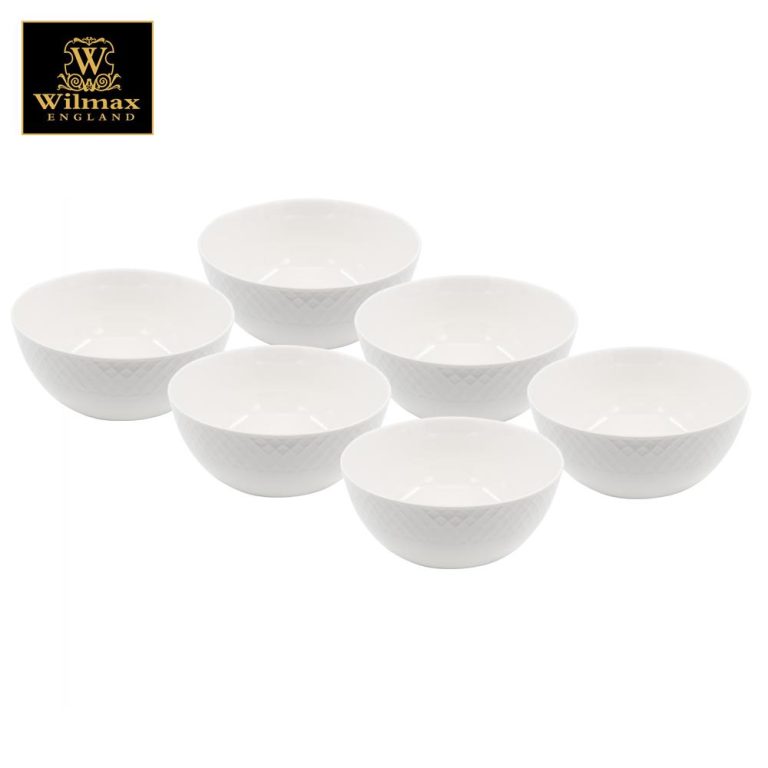 Wilmax England Bowl 8 / 20 cm Porcelain (Set of 6 ) - World Class Concepts Corp. (WCCC)